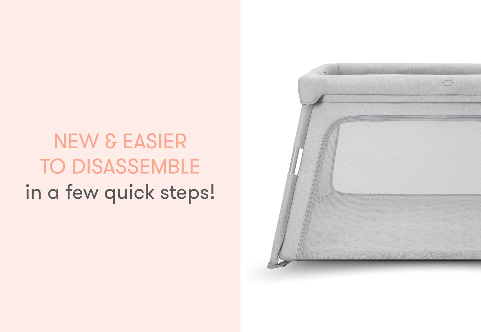 Travel Crib & Play Yard - Breathable & Washable